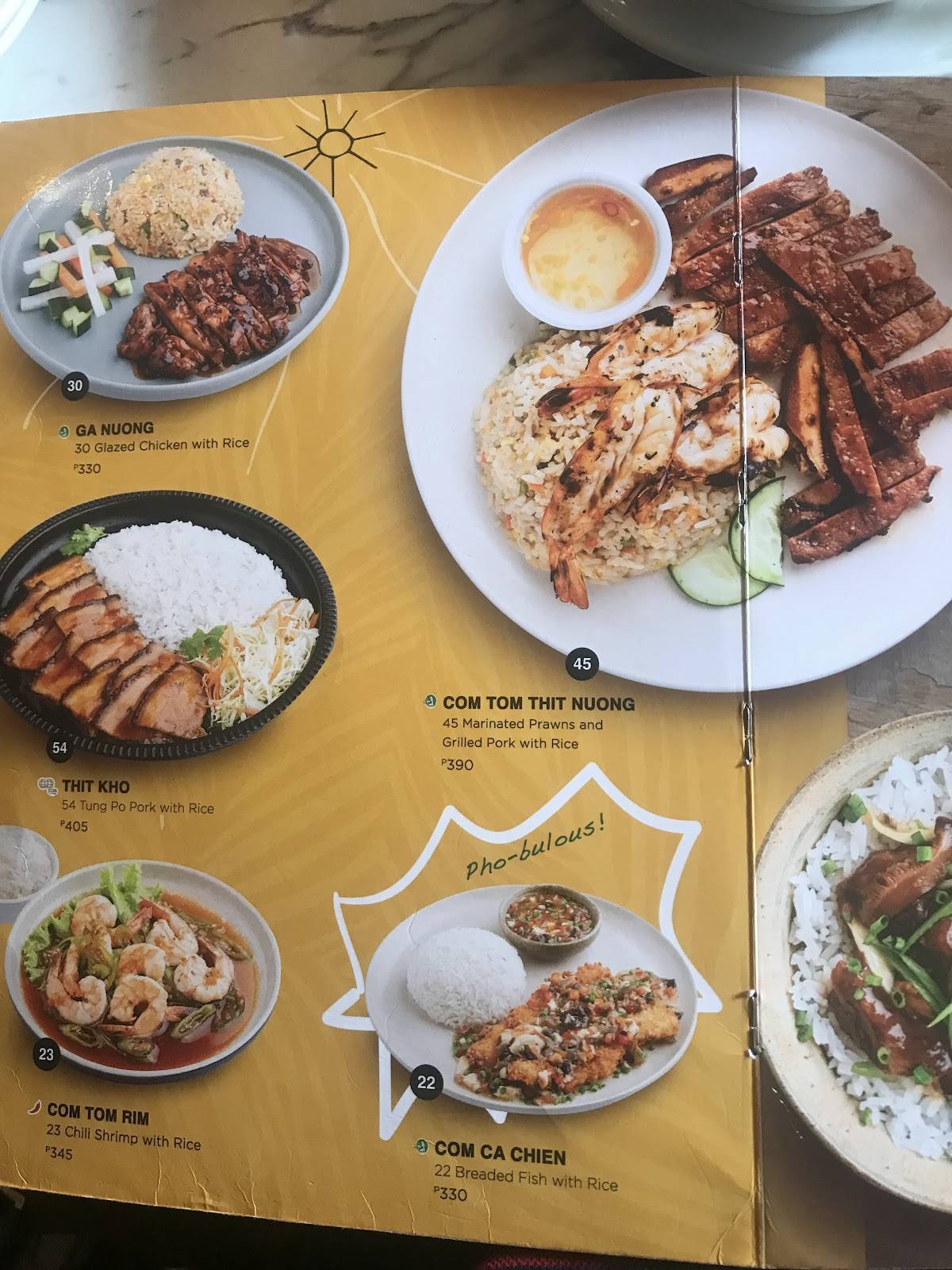 Menu at Pho Hoa - Eastwood Libis restaurant, Quezon City, F1