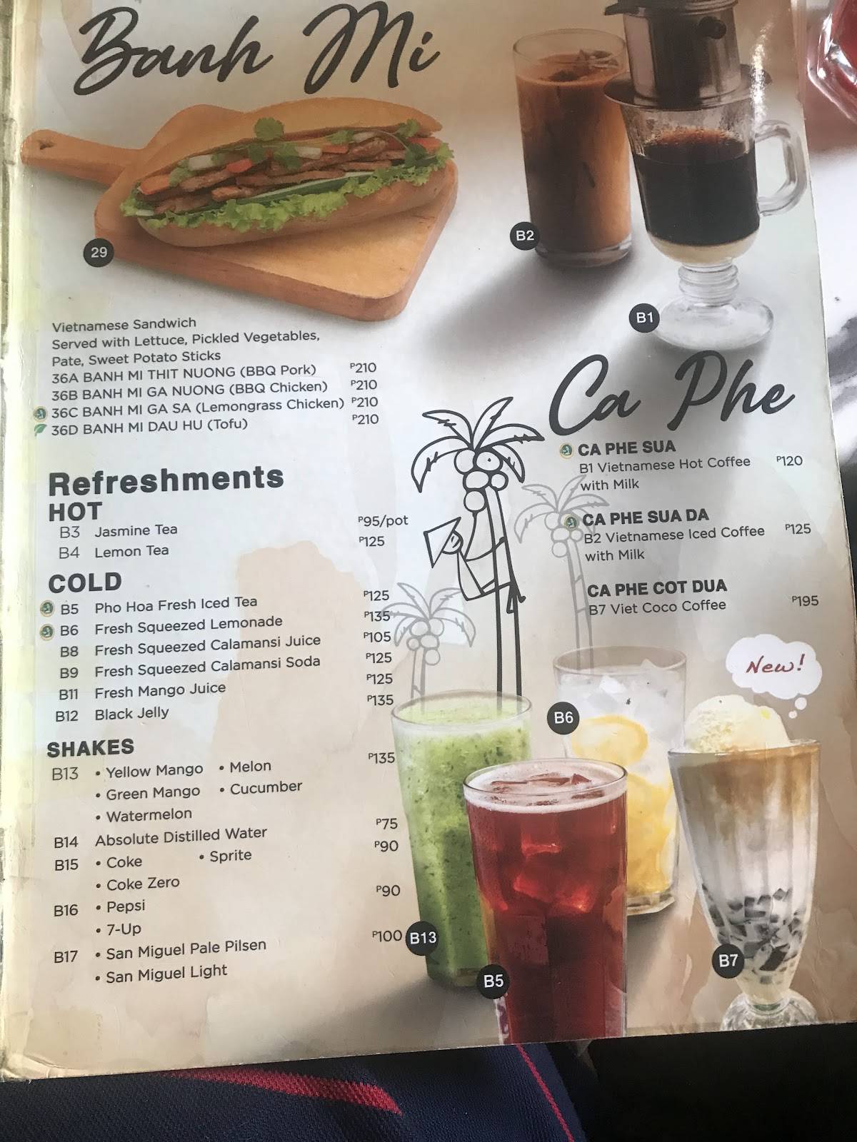 Menu at Pho Hoa - Eastwood Libis restaurant, Quezon City, F1
