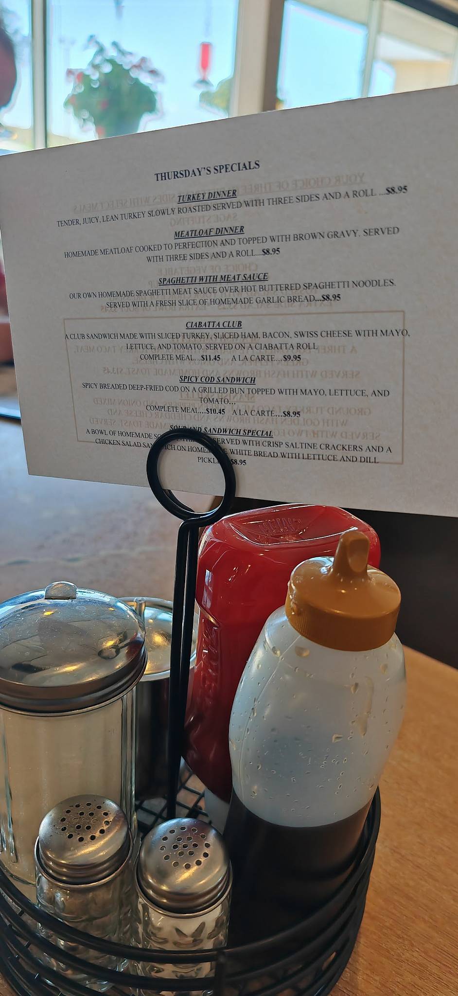 Menu at Pine Cone Restaurant, Johnson Creek