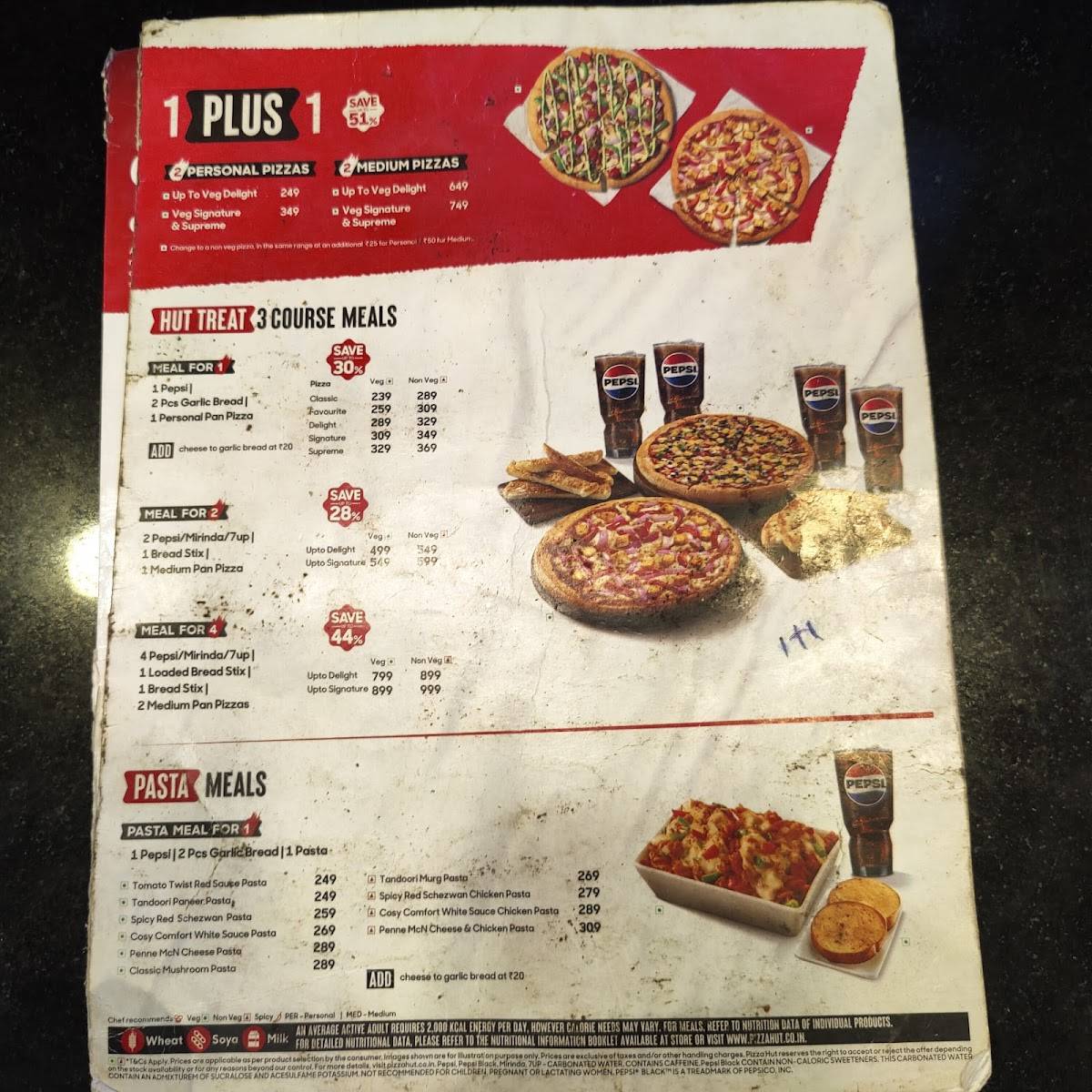 Menu at Pizza Hut Guru Nanak Colony, Vijaywada, Vijayawada, No 24