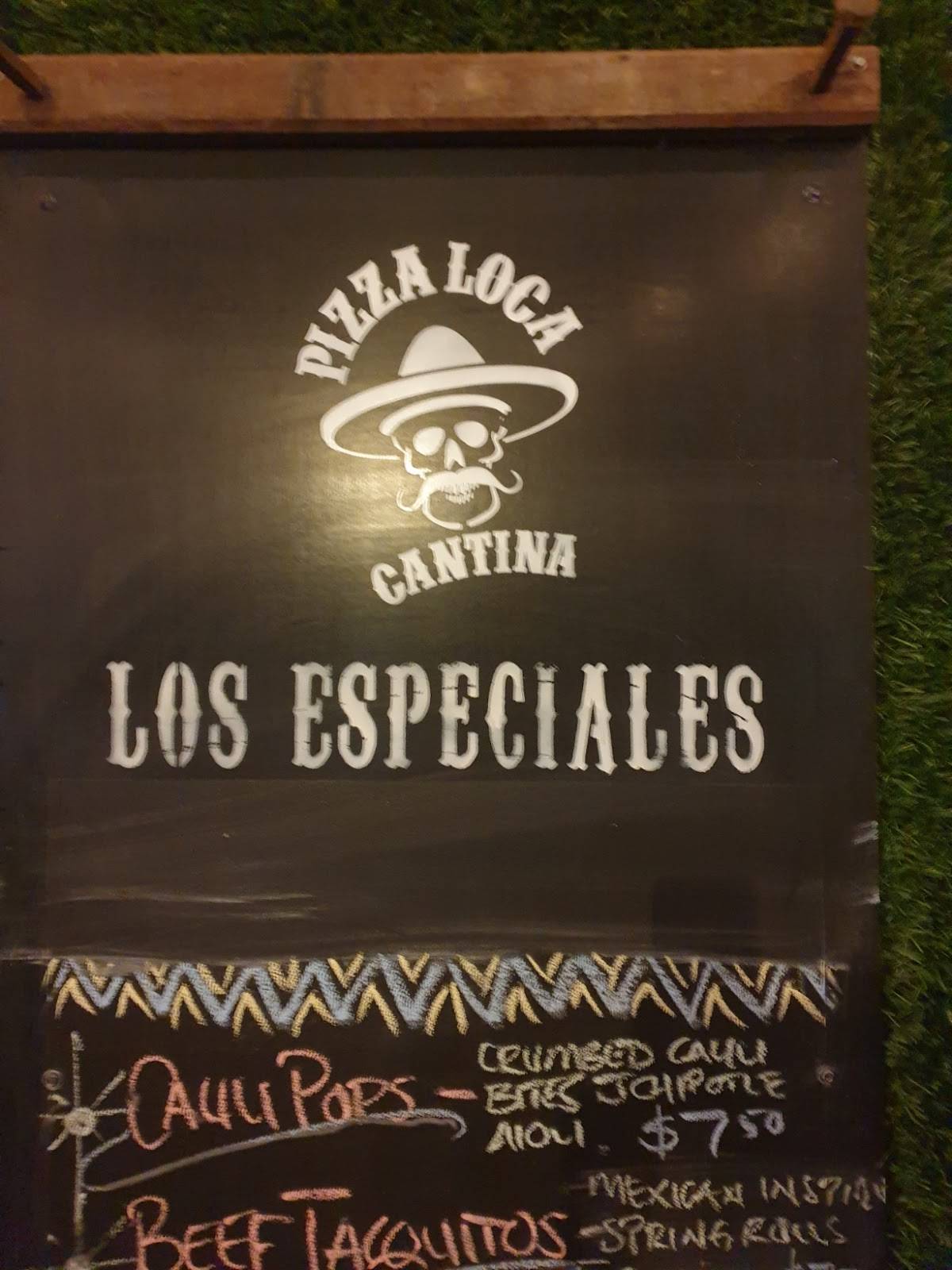 Menu at Pizza Loca Cantina pizzeria, Woree