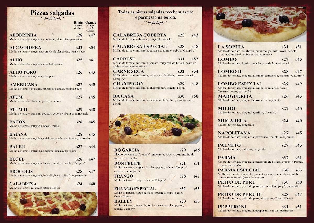 Menu at Pizzaria Delivery Ravenna, Jundiaí