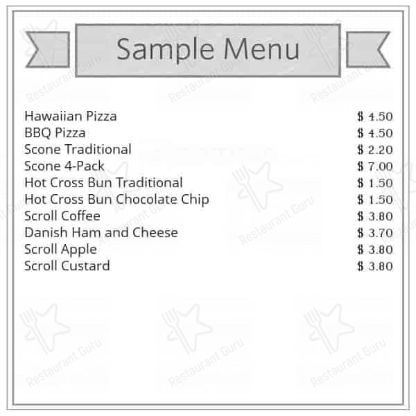 Menu at Bakers Delight Point Cook, Point Cook, Boardwalk Blvd
