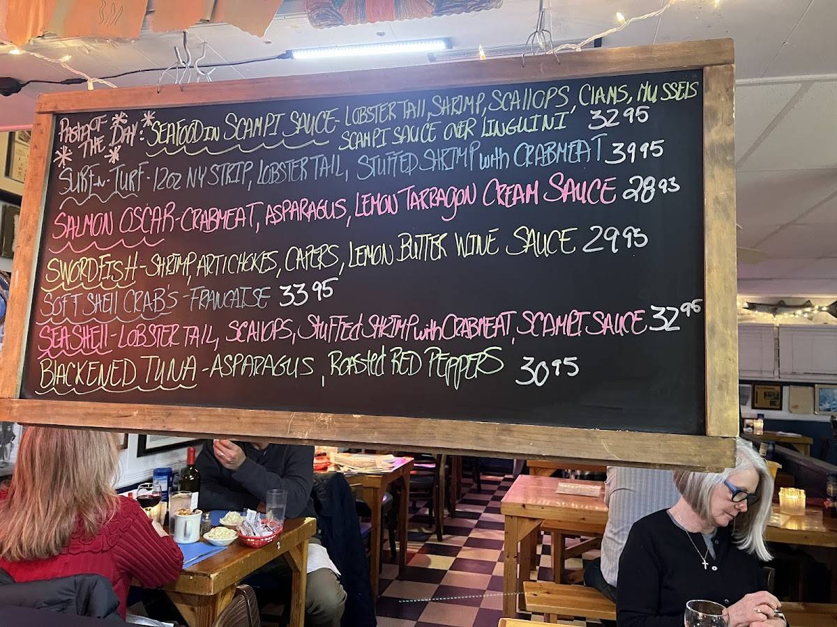 Menu at Spike's Fish Market & Restaurant, Point Pleasant Beach