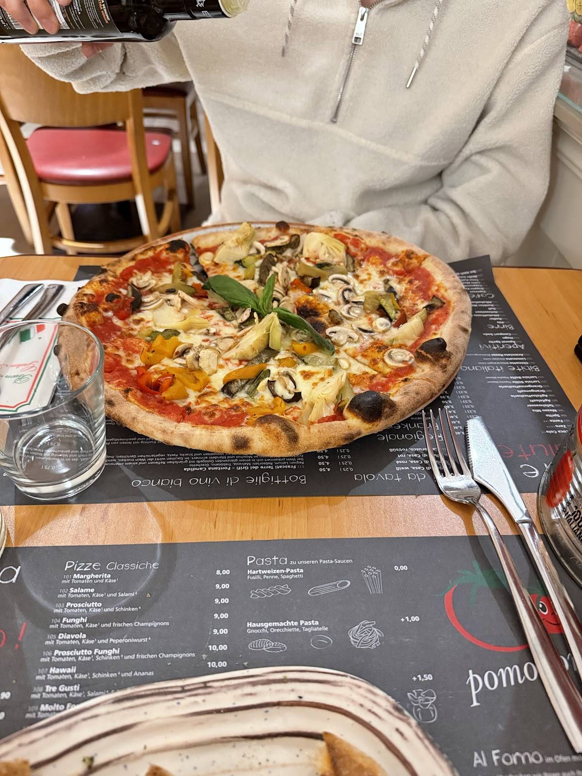 Speisekarte von Pomodorino restaurant, Marktheidenfeld