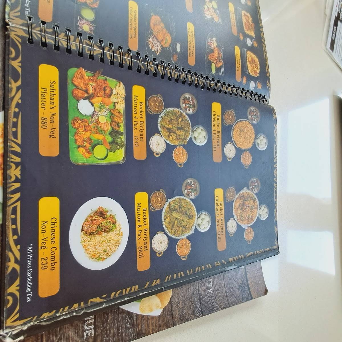 Menu at Ponnusamy Hotel Elite, Coimbatore