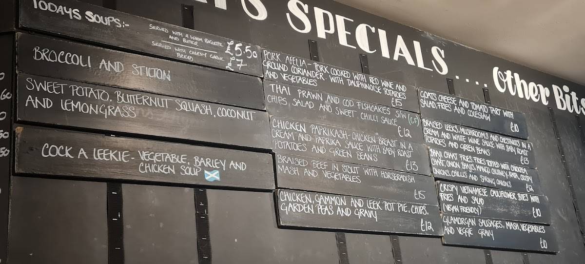 Menu at Poppy & Pint pub & bar, West Bridgford
