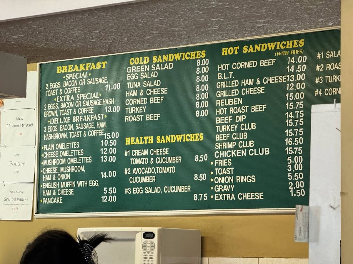 Menu at Port Kells Cafe, Surrey