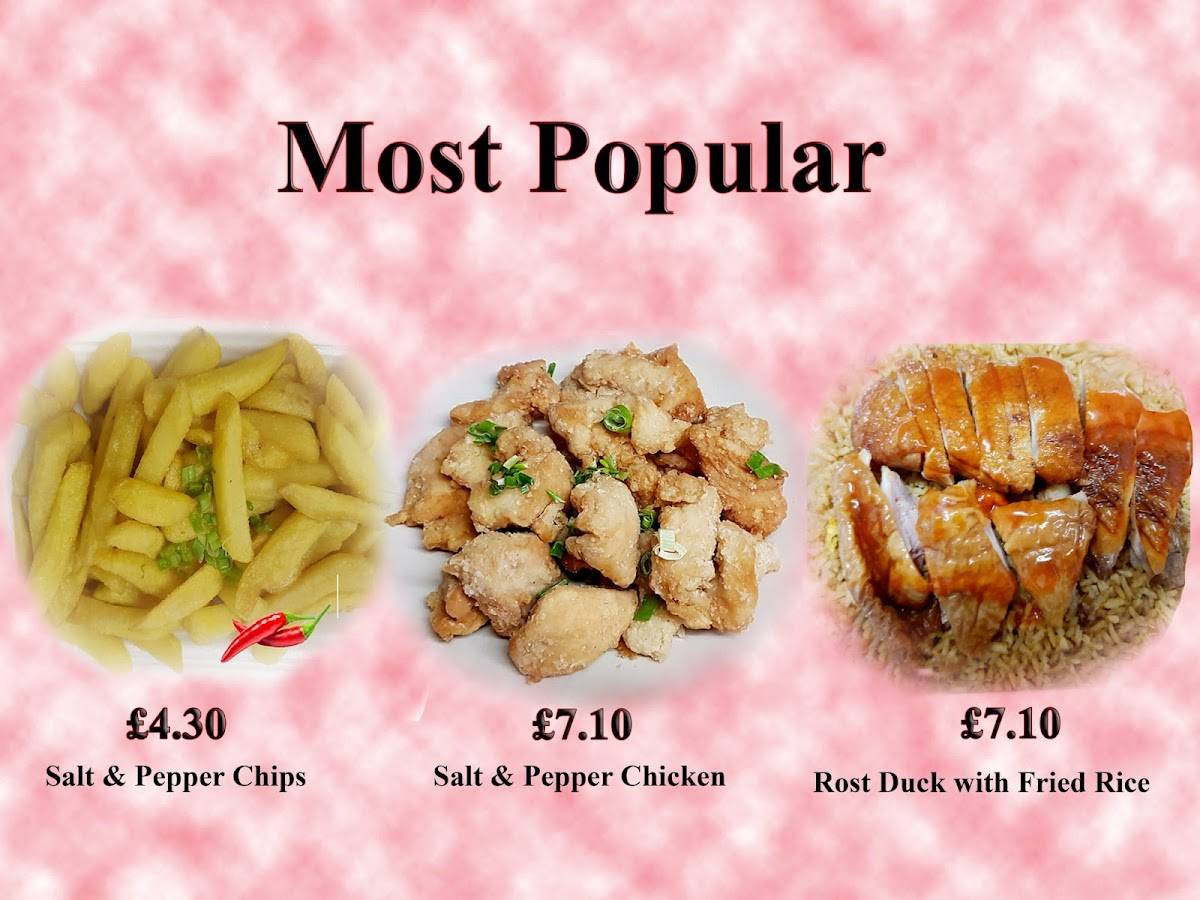Menu at Superfry Cantonese Takeaway fast food, Port Talbot