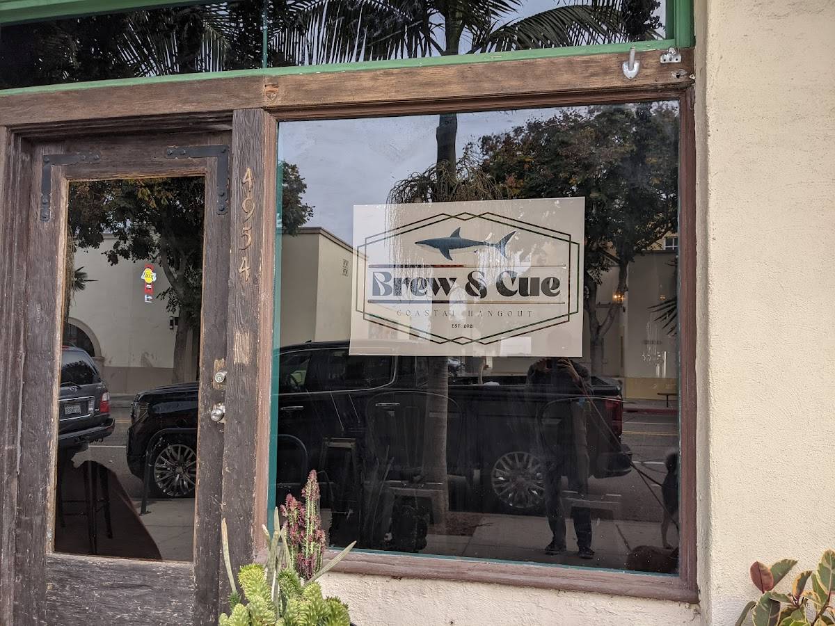 Carta del pub y bar Brew & Cue, Carpinteria