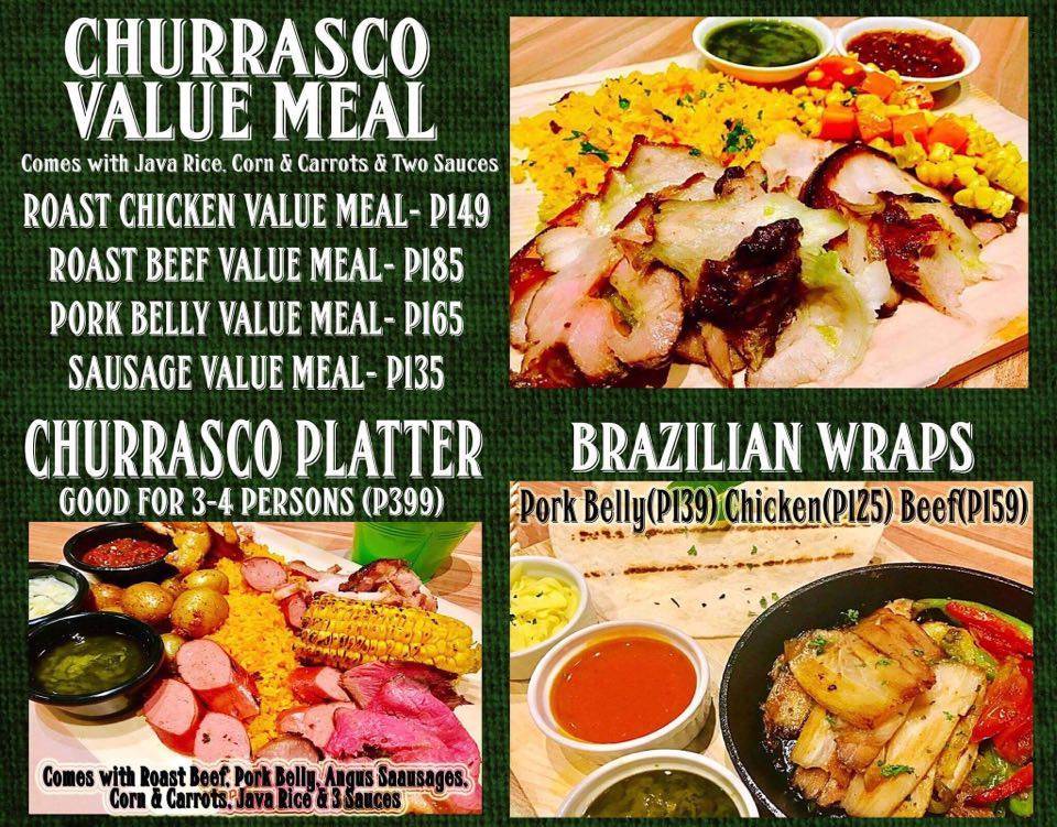 Menu at Cuadrado pub & bar, Tarlac City