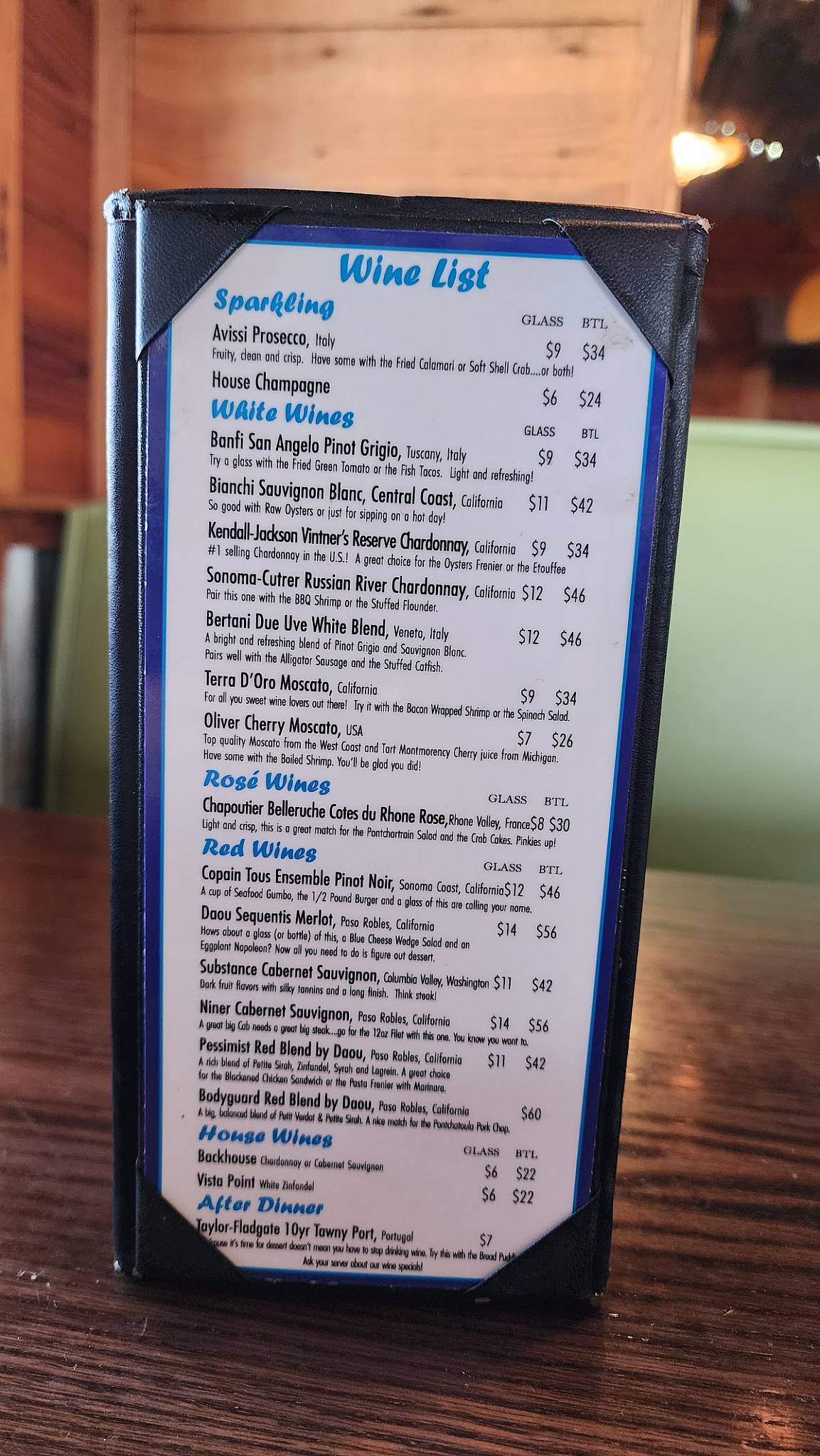 Menu at Frenier Landing Restaurant and Oyster Bar, LaPlace, 113 Dottie Ln