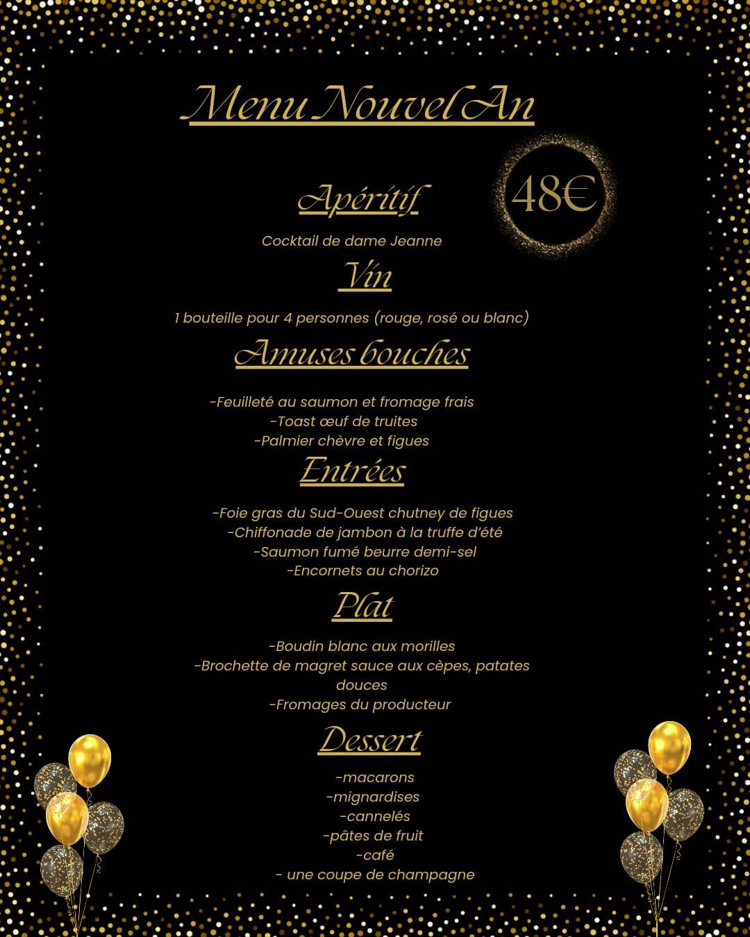 Menu au La Rhumerie De Dame Jeanne pub et bar, Montauban