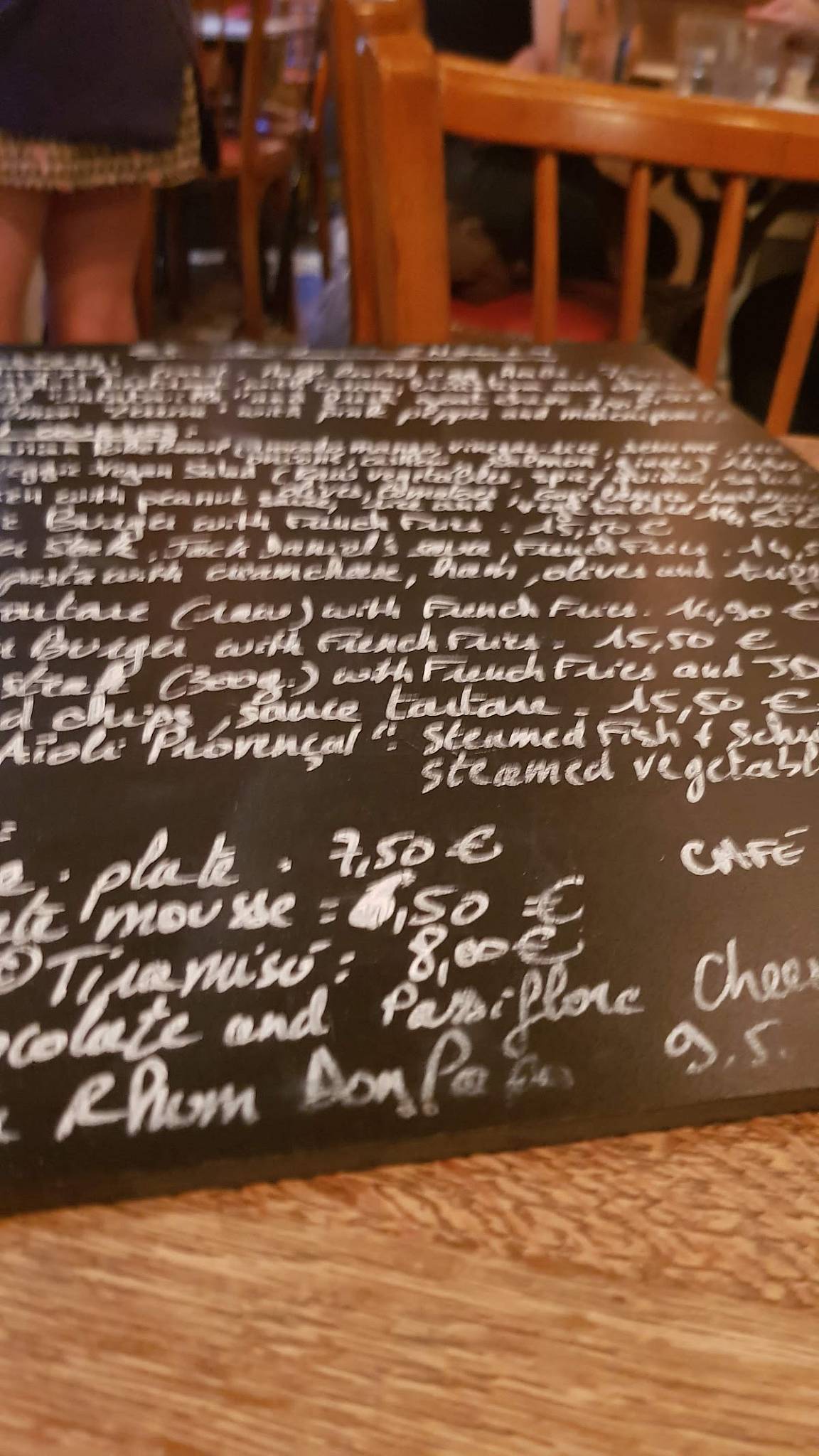 Carta de Le Pure Café, Paris, 14 Rue Jean-Macé