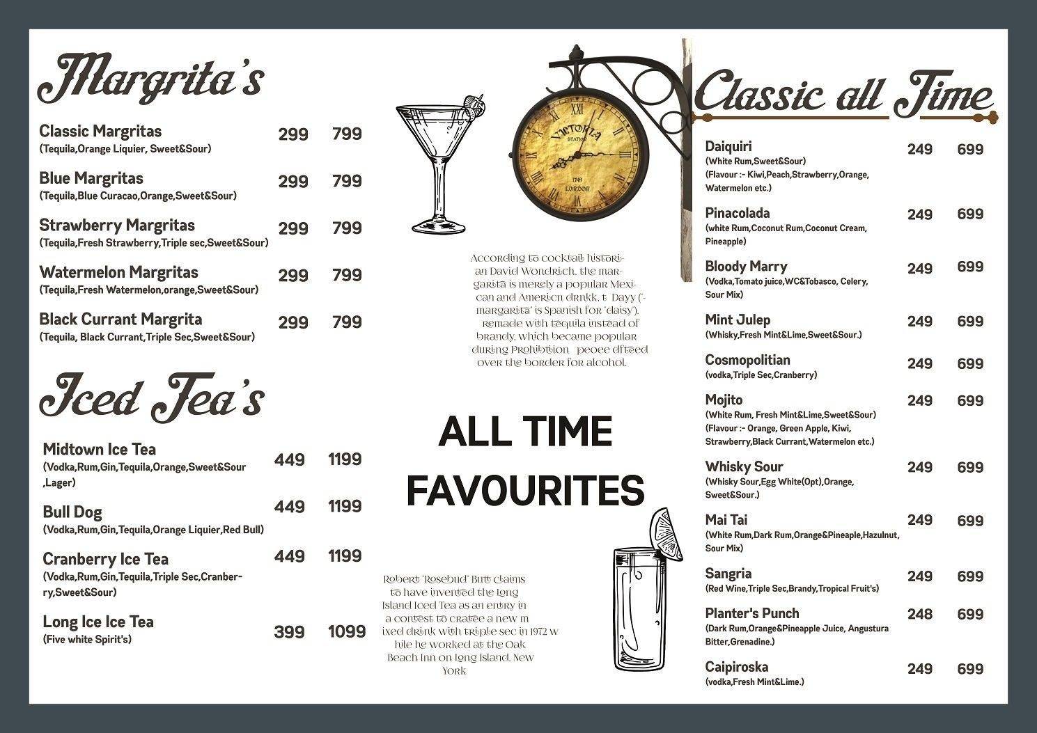 Menu at Midtown Bar & Lounge, Pune