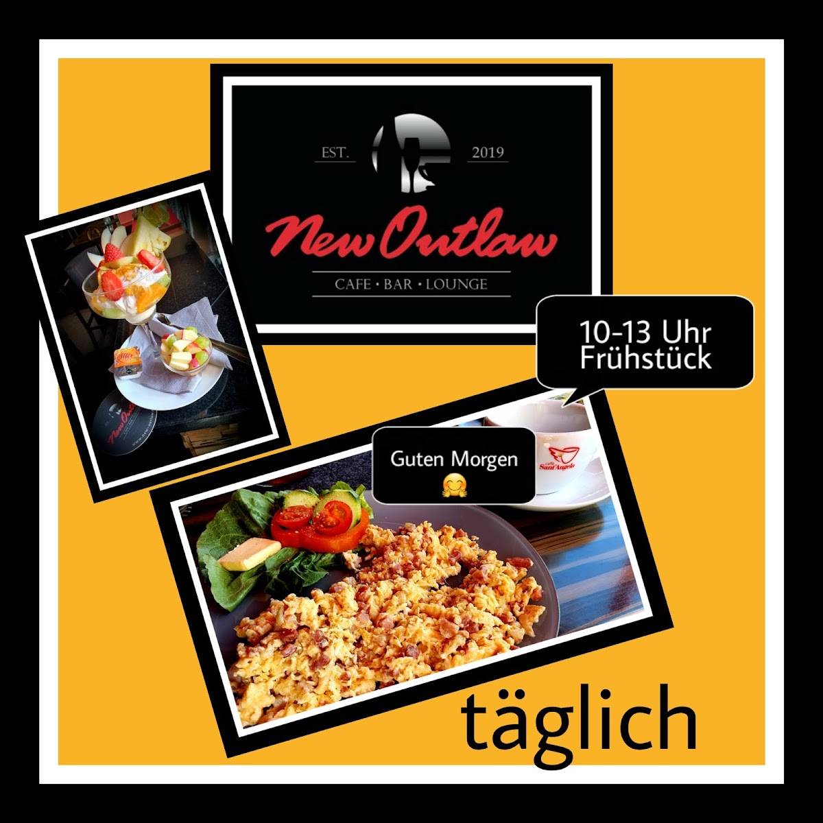 Menu at New Outlaw Café & Kitchenbar, Berlin, Lieselotte-Berger-Straße 33