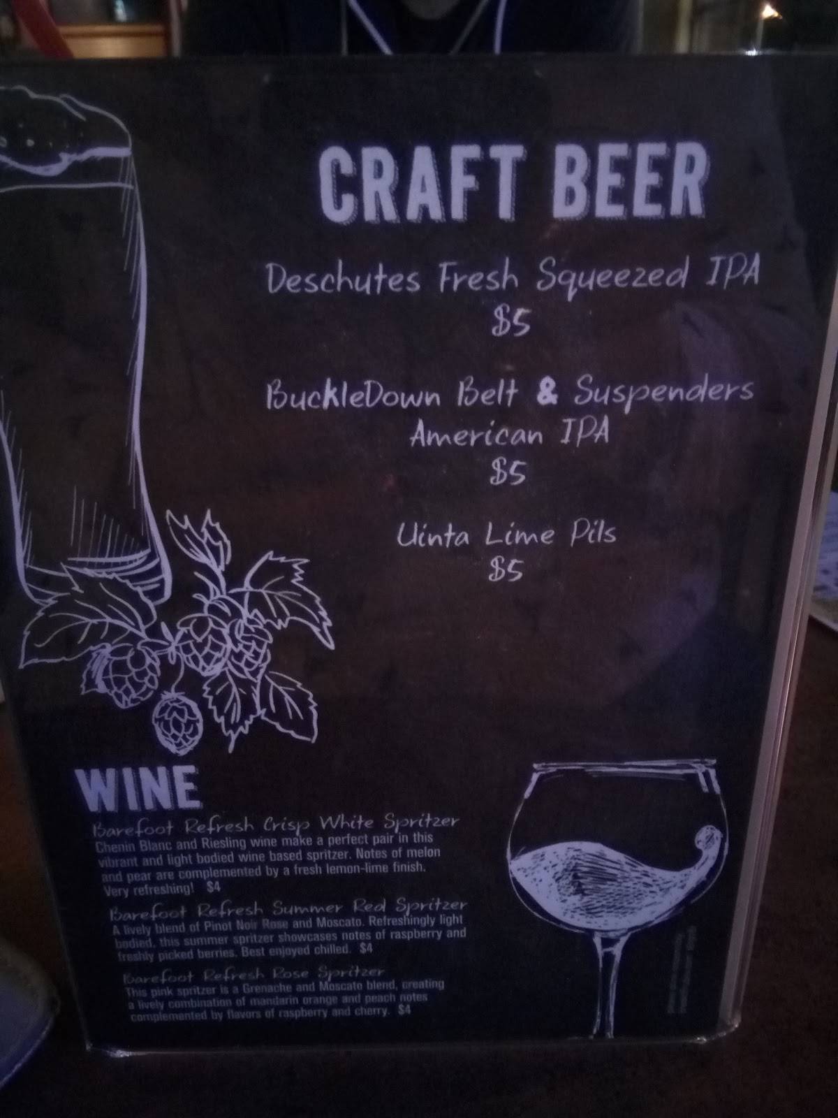 Menu at Roadhouse RTE 47 pub & bar, Yorkville