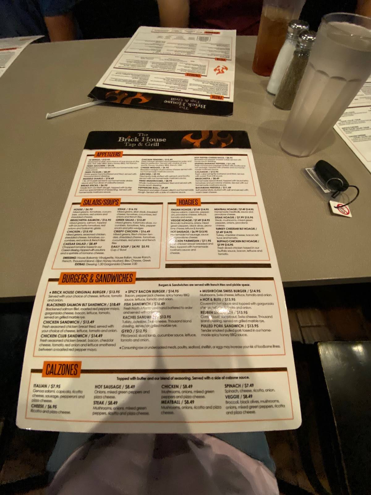 Menu at The Brick House Tap & Grill pub & bar, Irwin