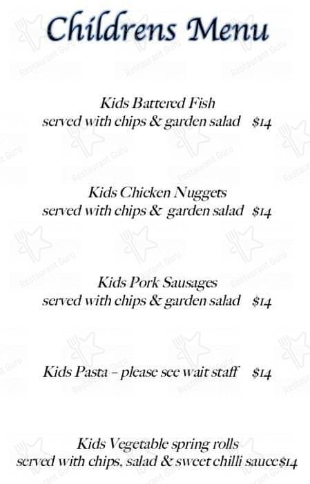 Menu at Fox & Firkin English Pub, Tea Tree Gully