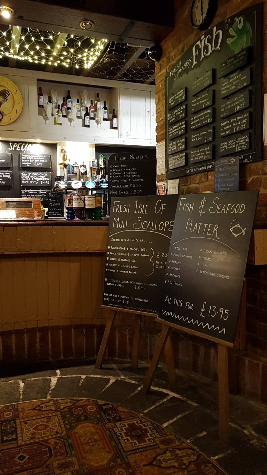 Menu at The Larch Farm pub & bar, Ravenshead
