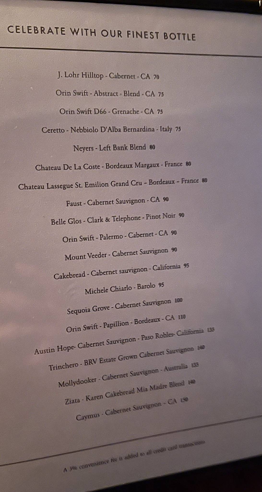 Menu at The Tavern pub & bar, Abingdon