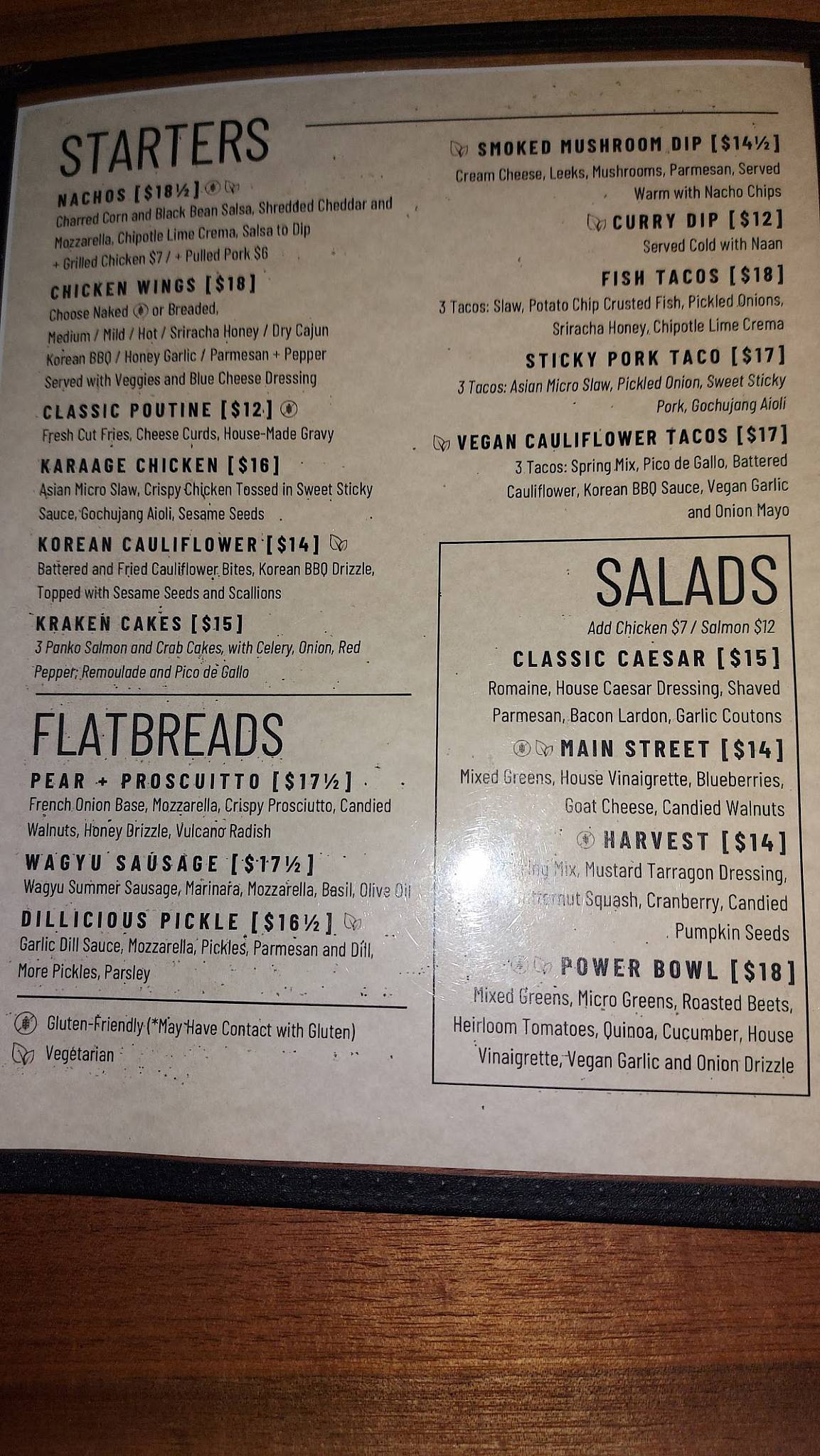 Menu at Thirteen Food & Beverage pub & bar, Cambridge