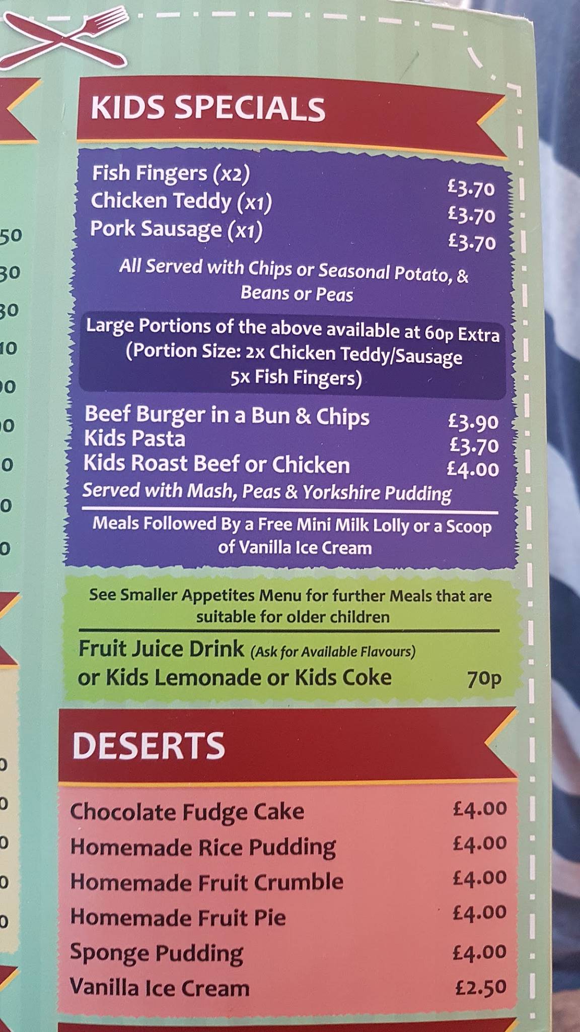 Menu at Tickle Toby Inn, Northallerton pub & bar, Northallerton