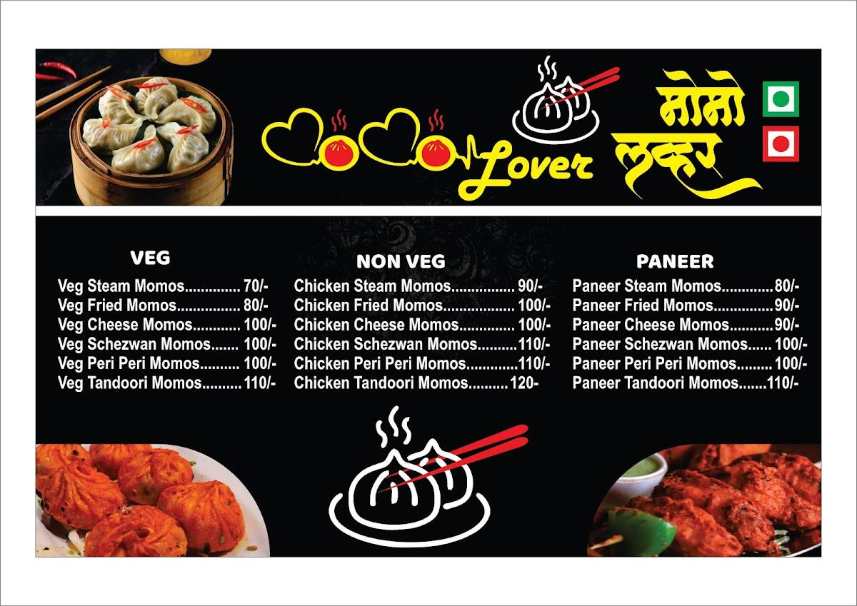 Menu at MoMo Lover, Pune