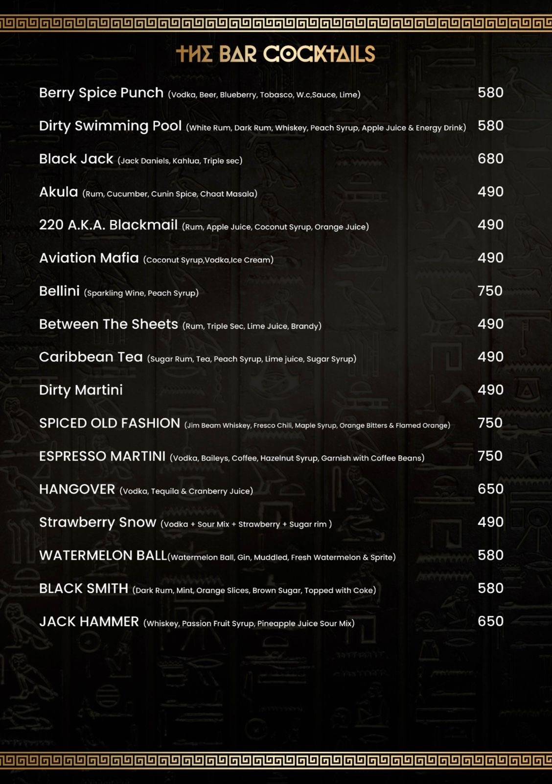 Menu at The Mafia Family Kitchen & Bar, Pune, vedriti 10th floor