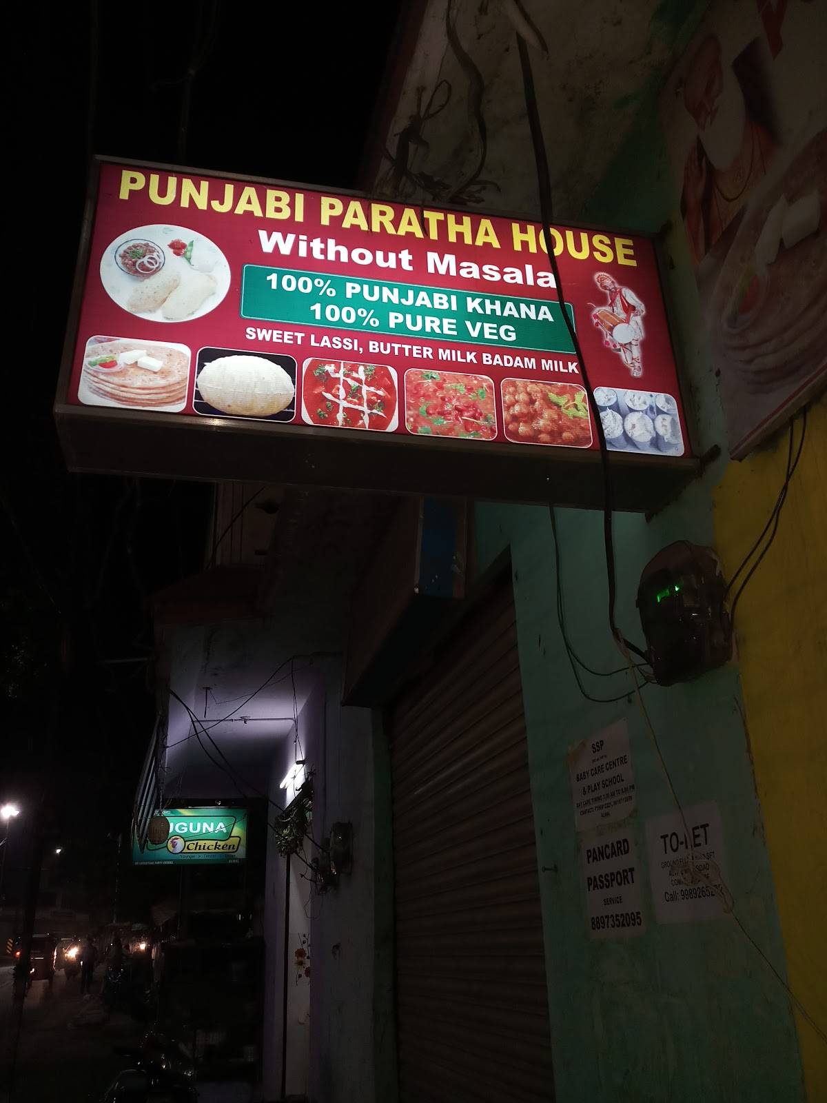 Menu at Punjabi Paratha House, Secunderabad, 11
