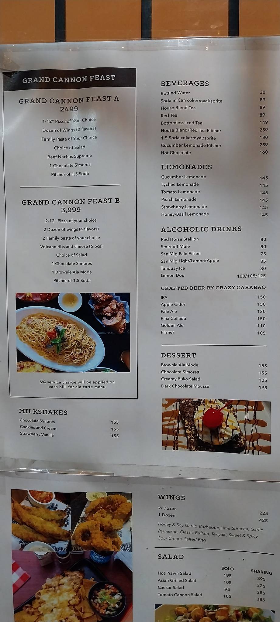 Menu at Tomato Cannon - Maginhawa Branch restaurant, Quezon City