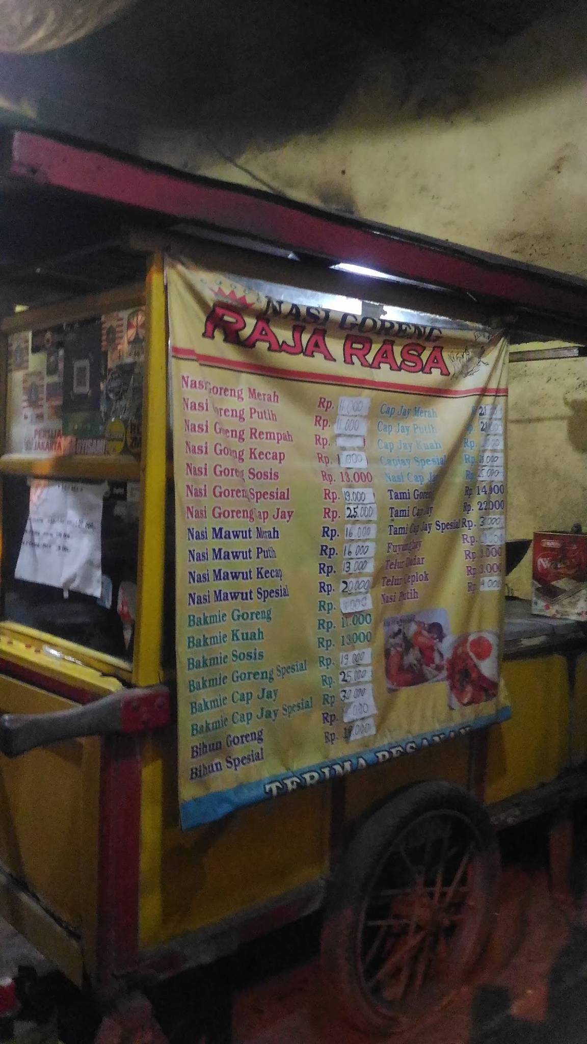 Carta del restaurante Raja Rasa Fried Rice, Malang
