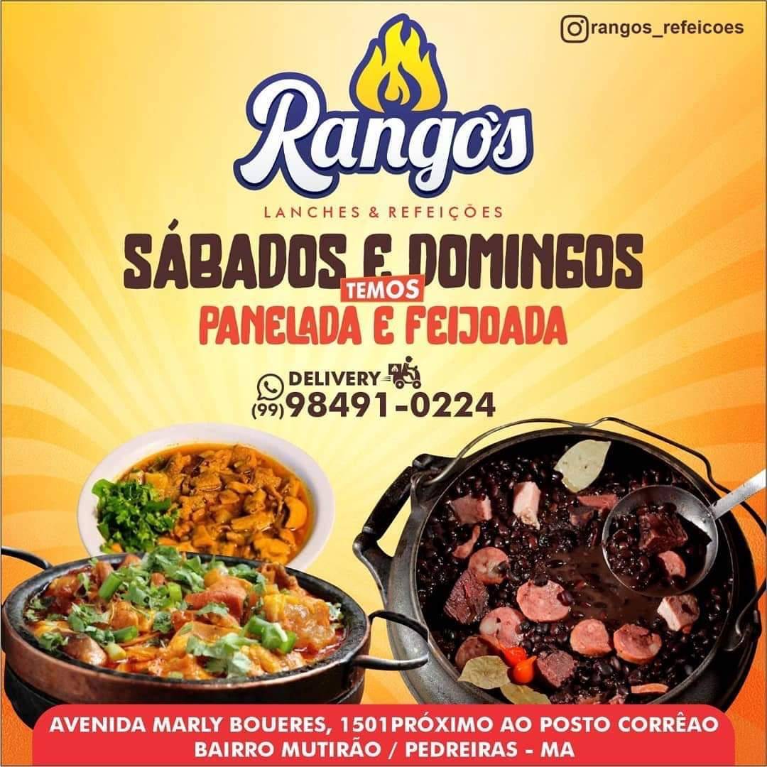 Menu em Rango’s restaurante, Brasil
