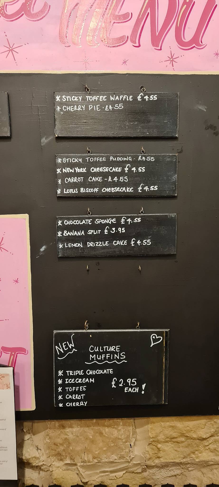Menu at The Larch Farm pub & bar, Ravenshead