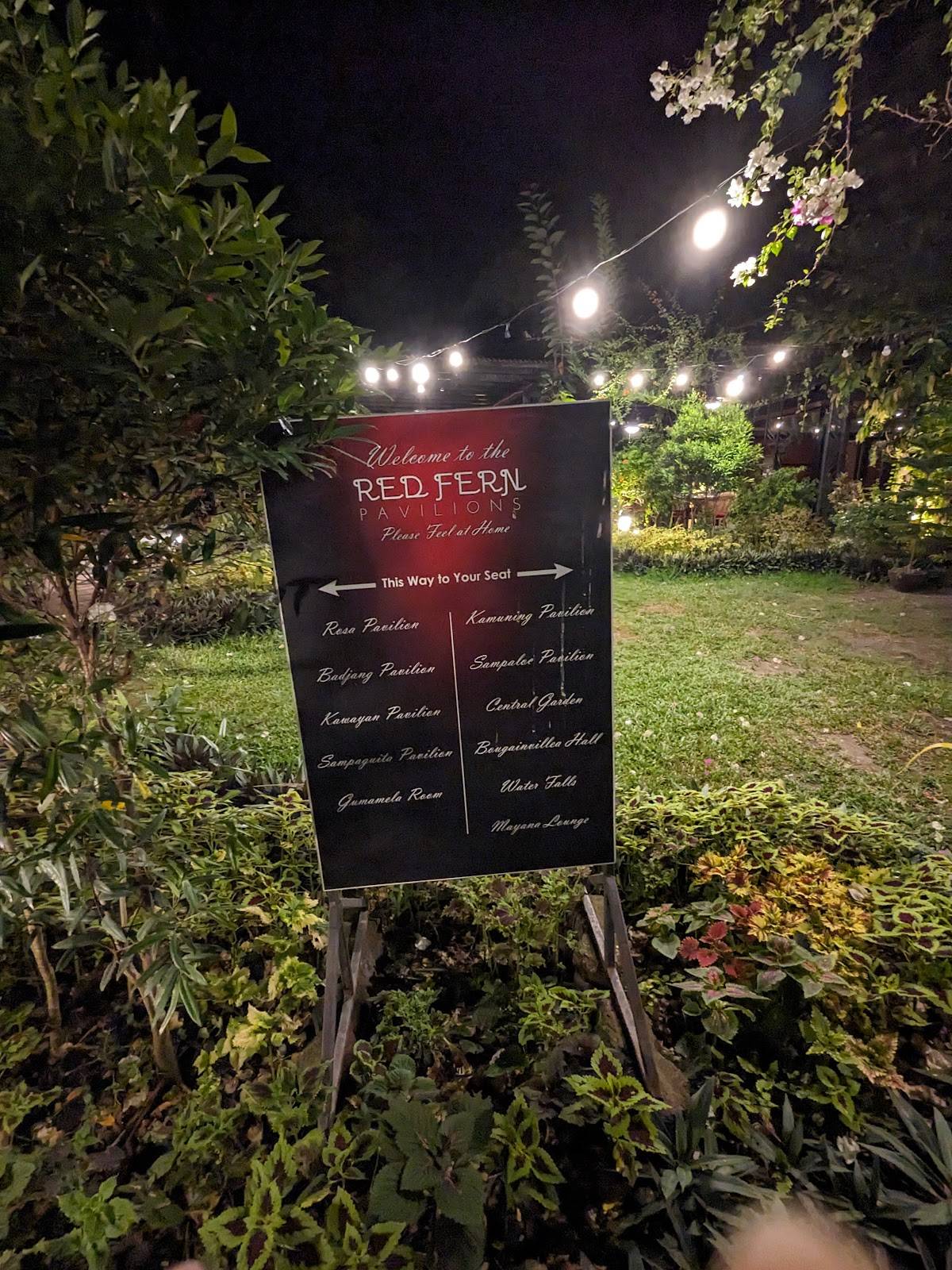 Menu at Red Fern Pavilions restaurant, General Santos City