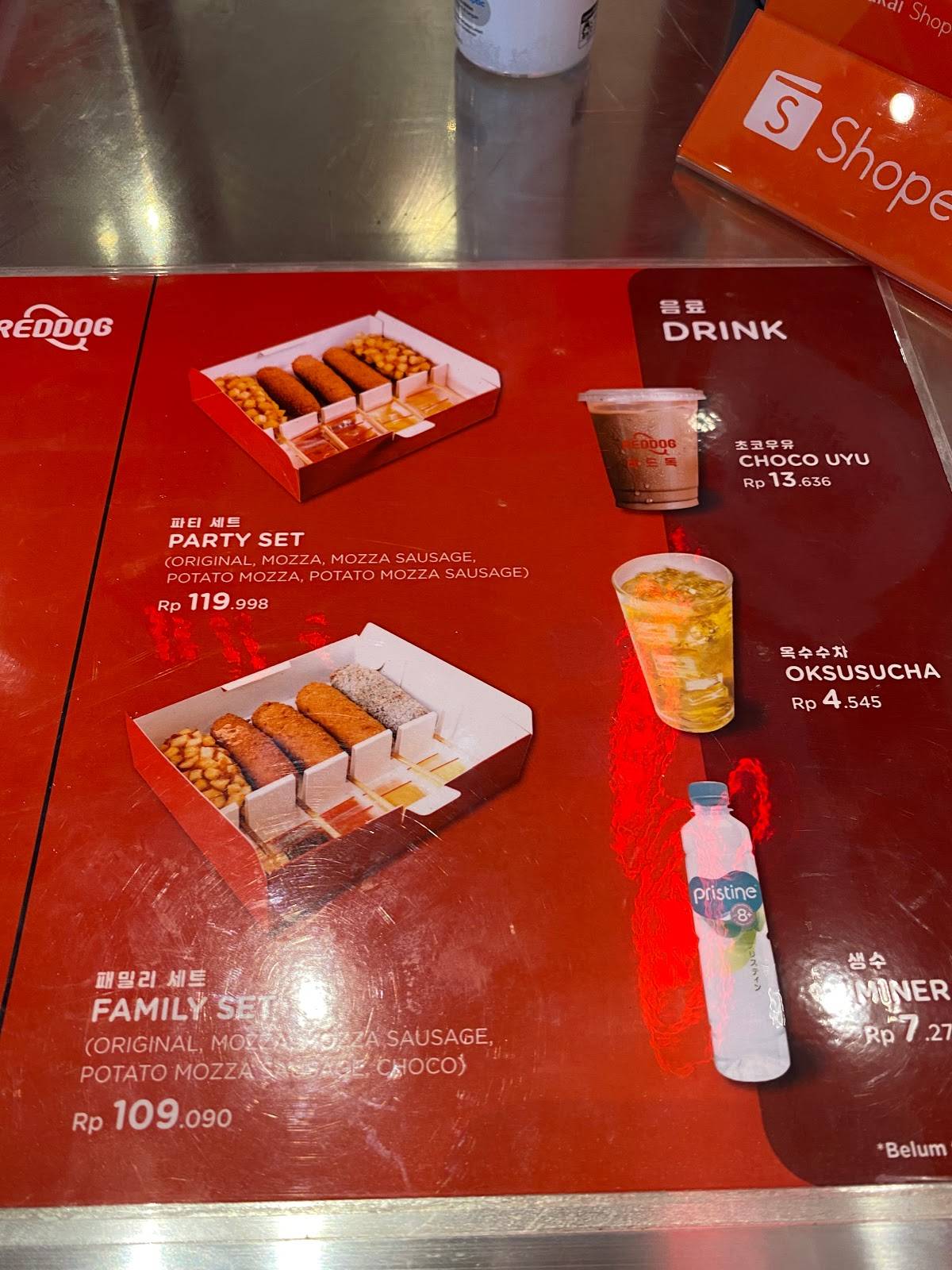 Menu at Reddog - Summarecon Mall Serpong restaurant, Curug Sangereng