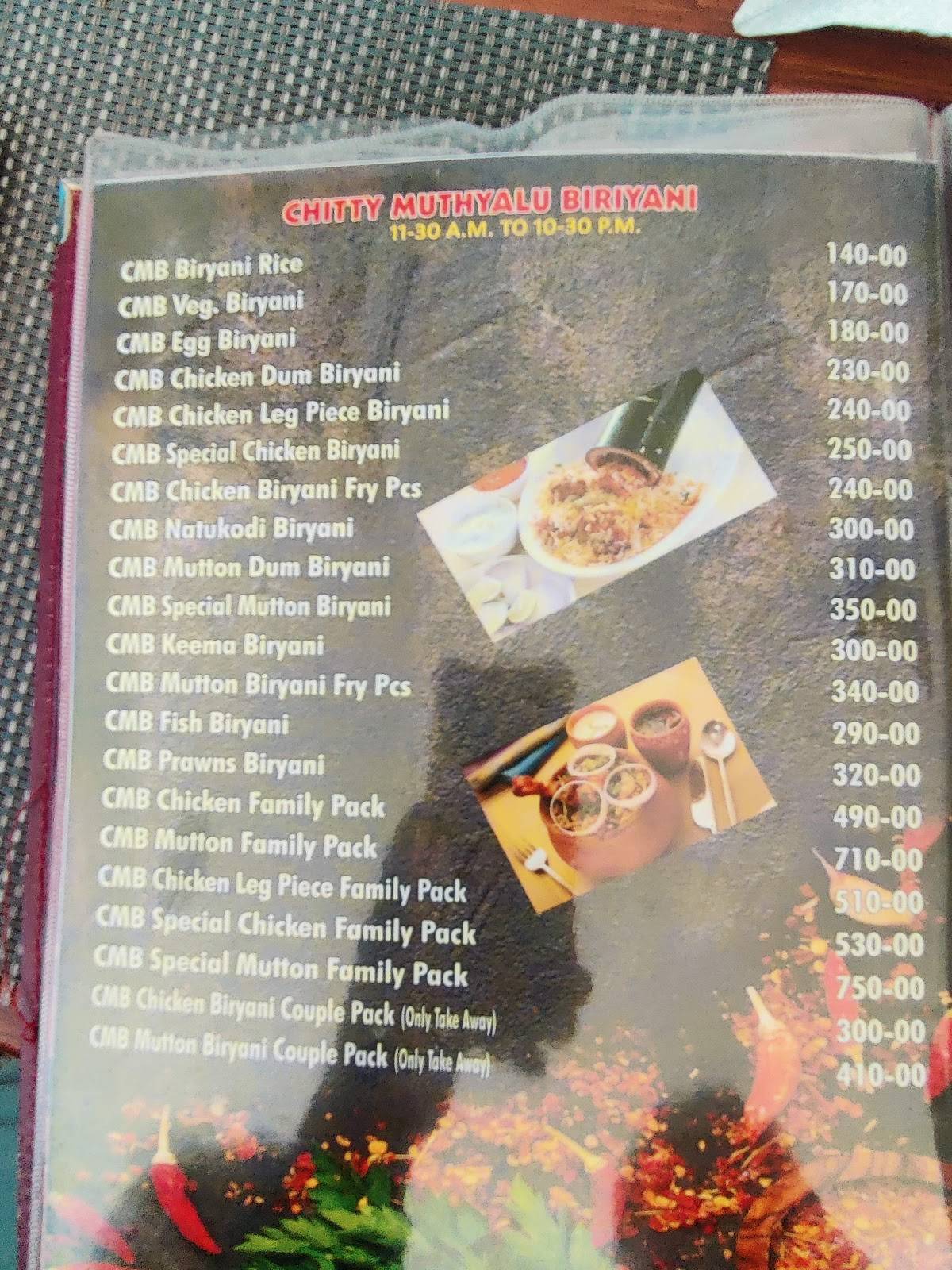 Menu at Andhra Spice Veg & Non Veg Family Restaurant, Madanapalle