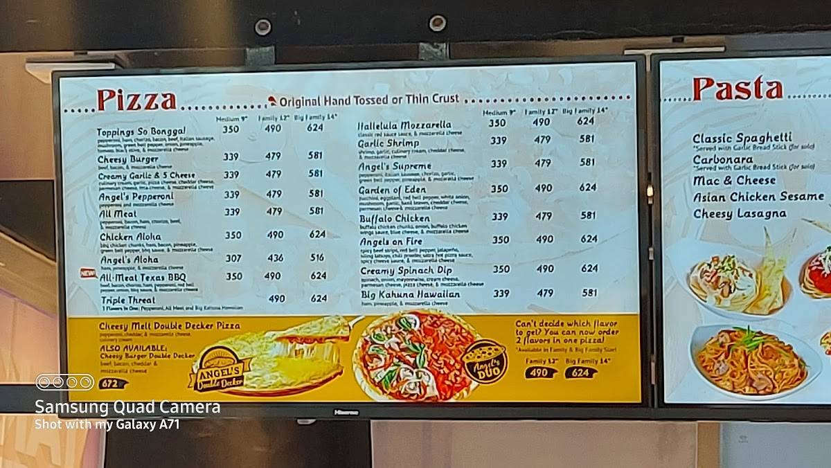 Menu at Angel's Pizza - Calamba restaurant, Calamba