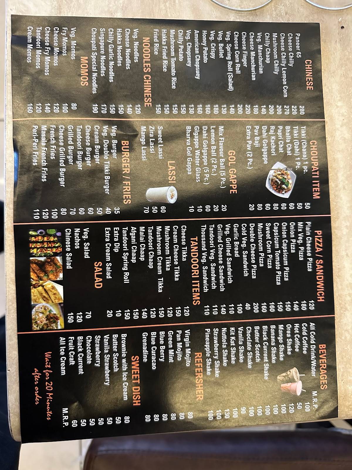 Menu at Anmol Chaupati, Jagraon