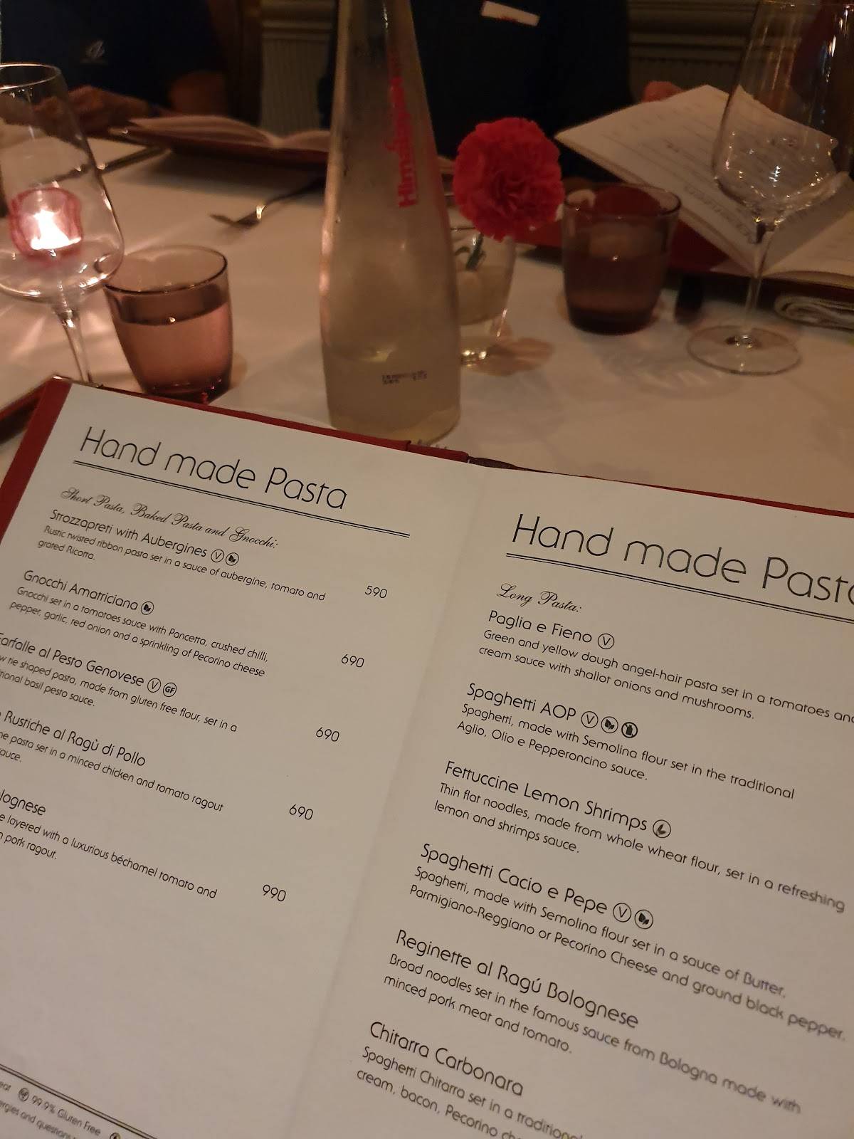 Menu at Artusi Ristorante, Gurugram