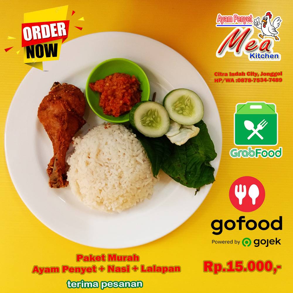 Carta del restaurante Ayam Penyet Mea Kitchen, Sukamaju