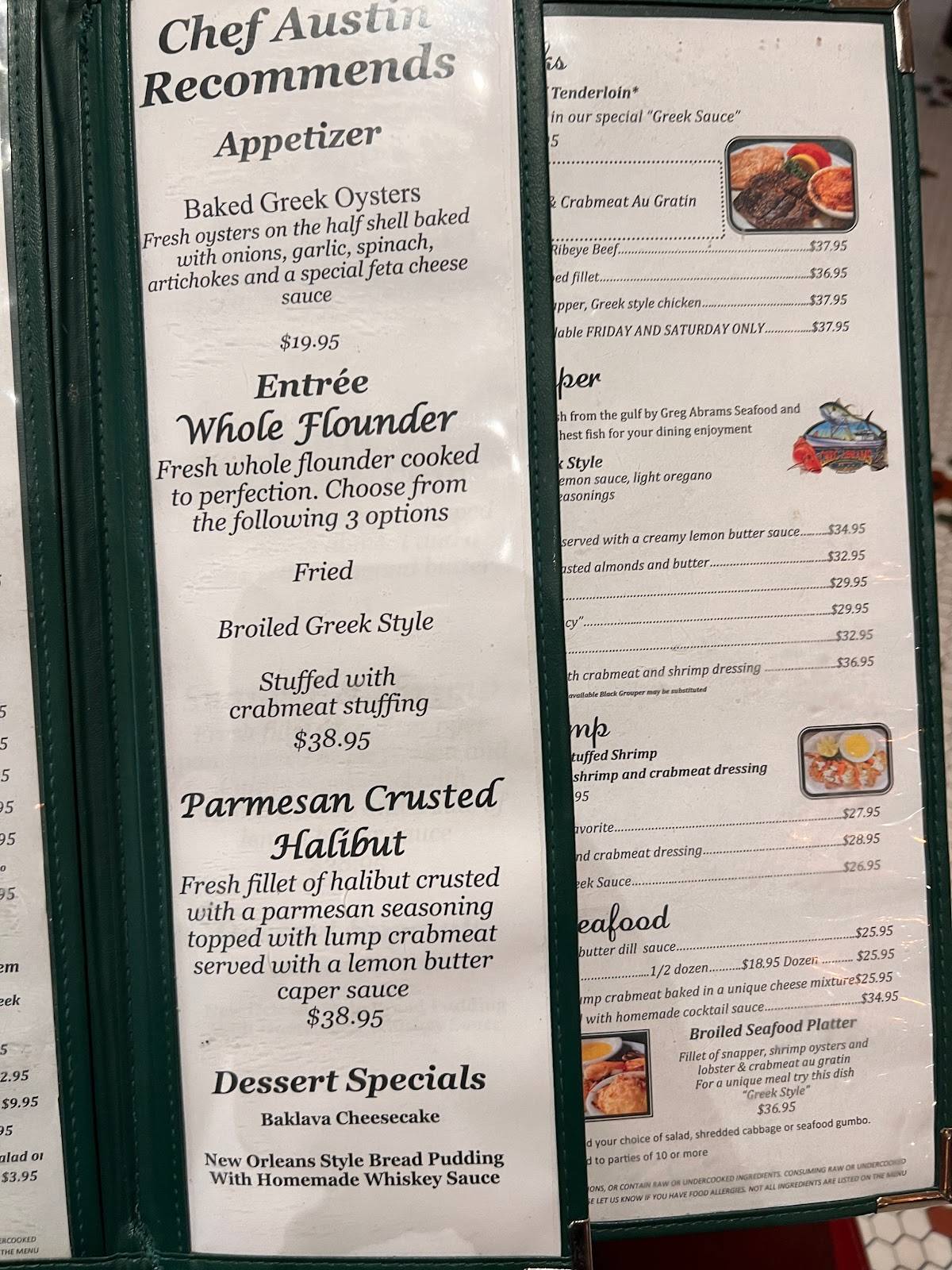 Menu at Bright Star Restaurant, Bessemer
