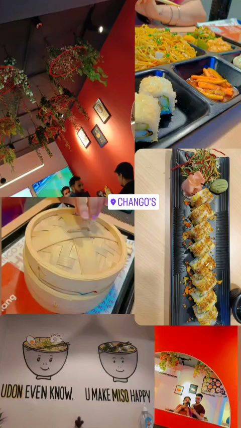 Menu at Chango's, Lucknow