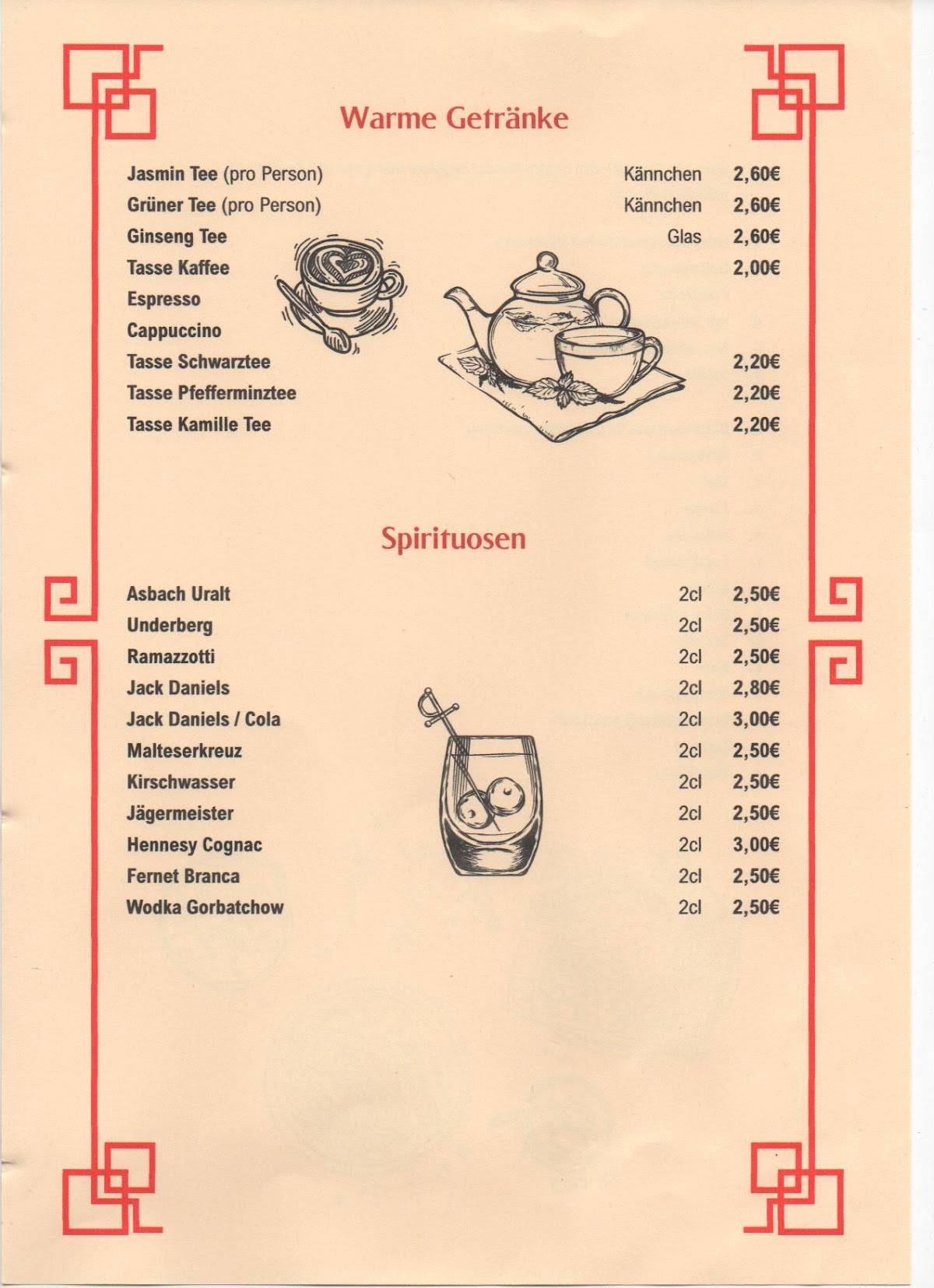 Menu at China Restaurant Golden Town, Heilbronn