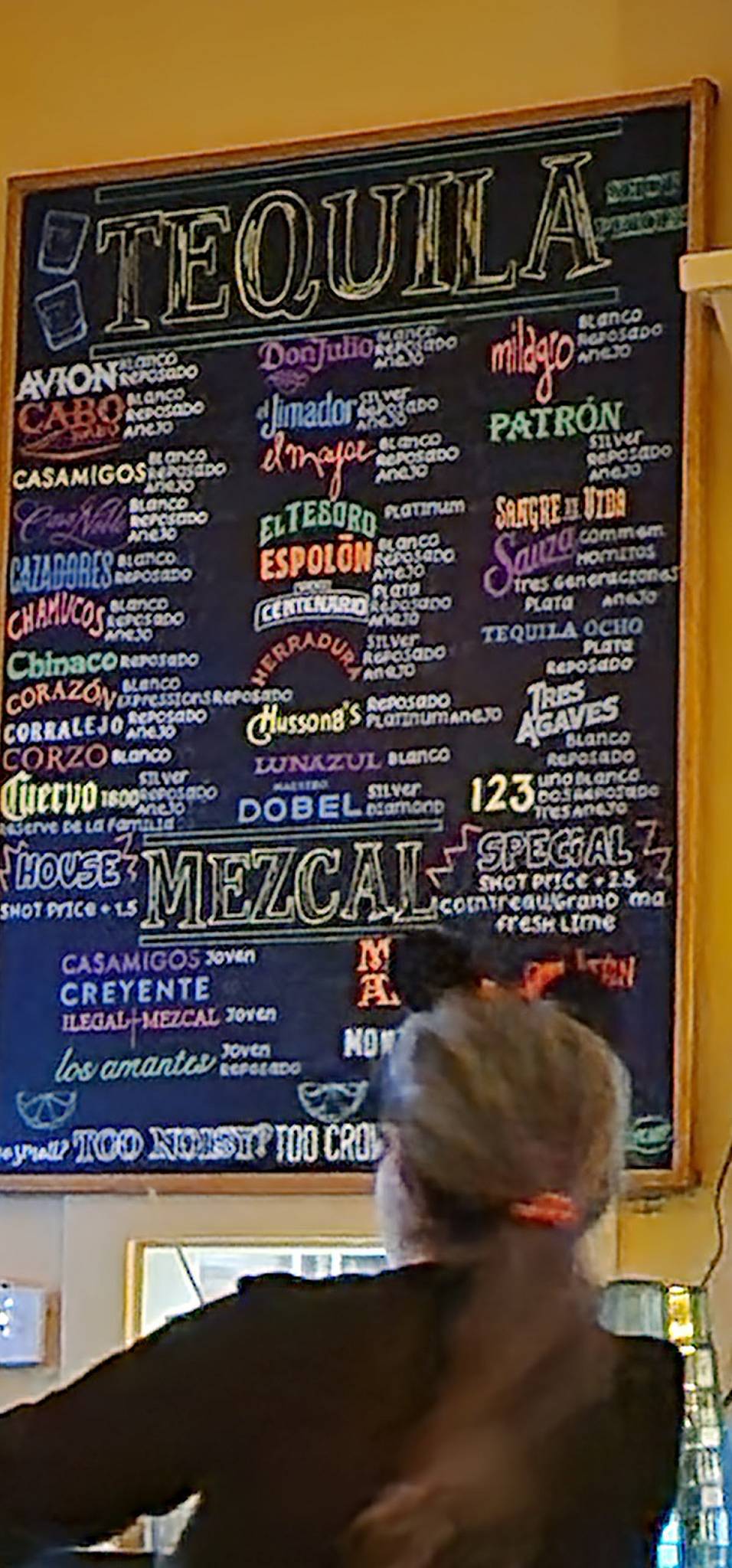 Menu at Continental Divide restaurant, Charlottesville, 811 W Main St