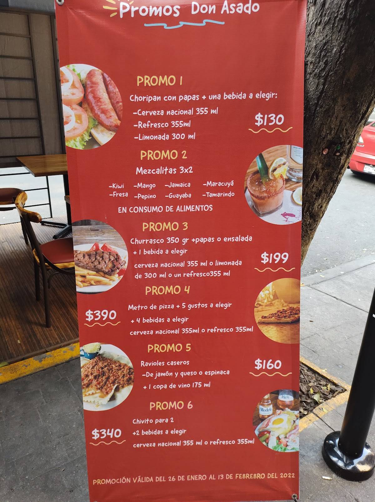 Carta del restaurante Don Asado Rio Lerma, Ciudad del México, C. Río ...