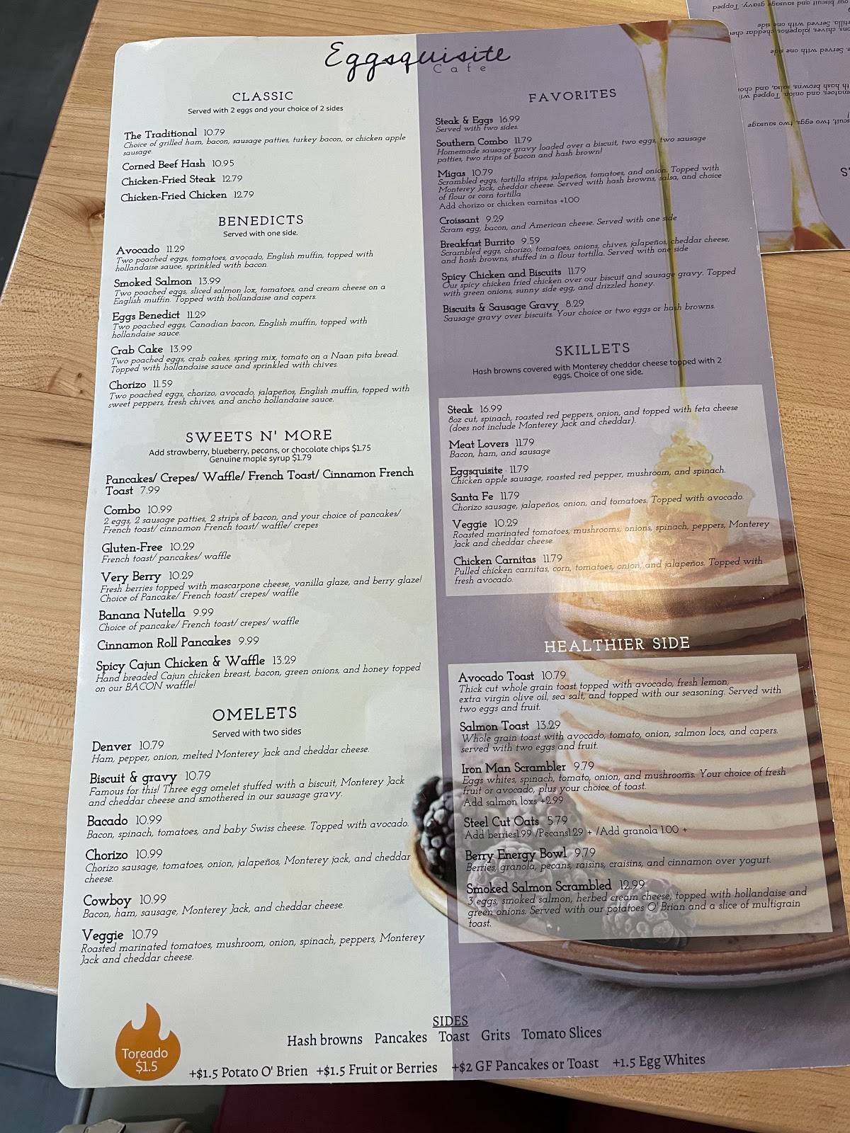 Carta de Scrambler Cafe Restaurant, Southlake