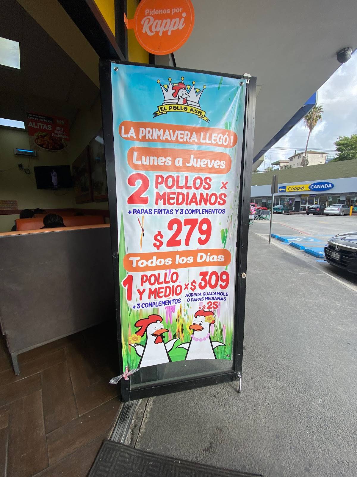 Carta del restaurante El Pollo Asil, Tijuana, Blvd. Cuauhtémoc Nte ...