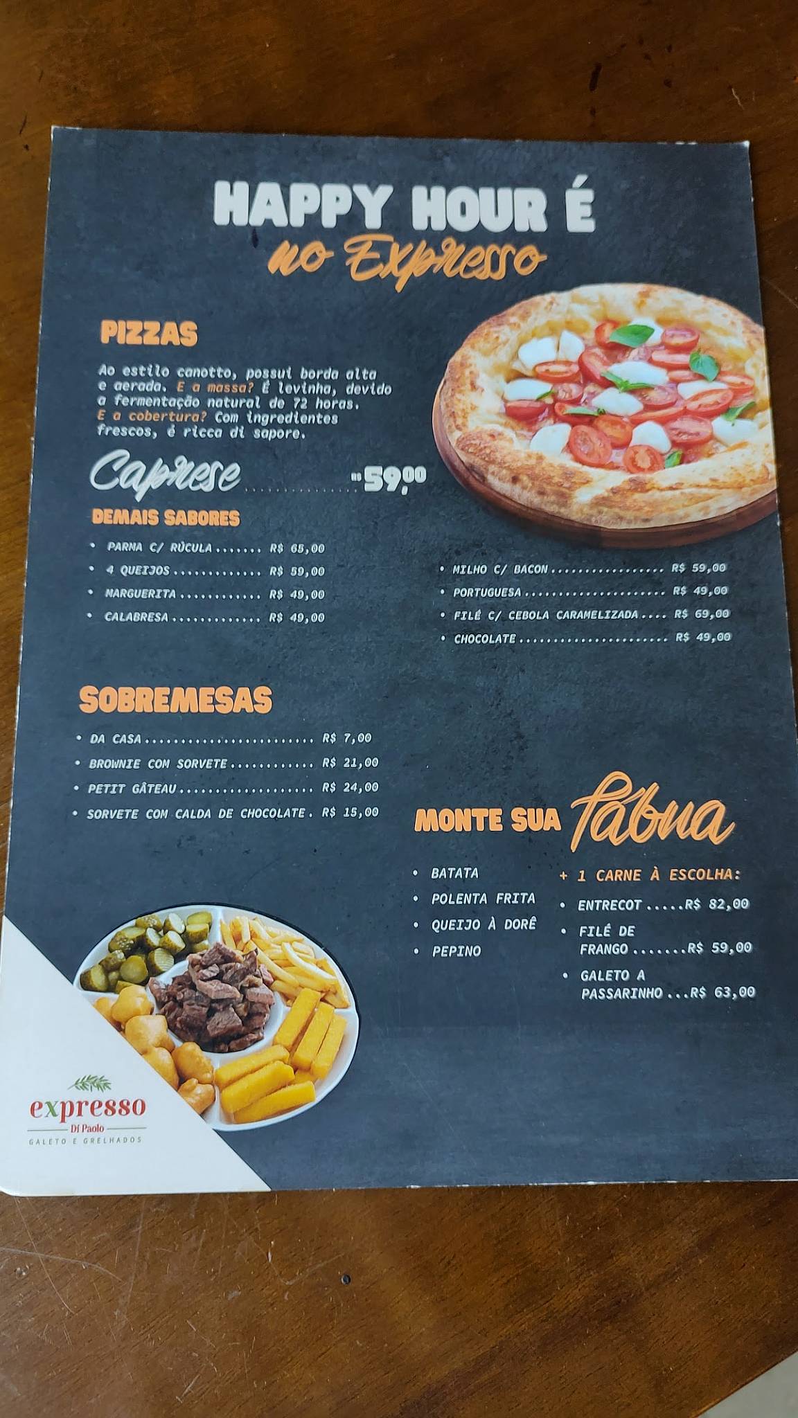 Menu em Expresso Di Paolo restaurante, Porto Alegre, Avenida Protásio ...