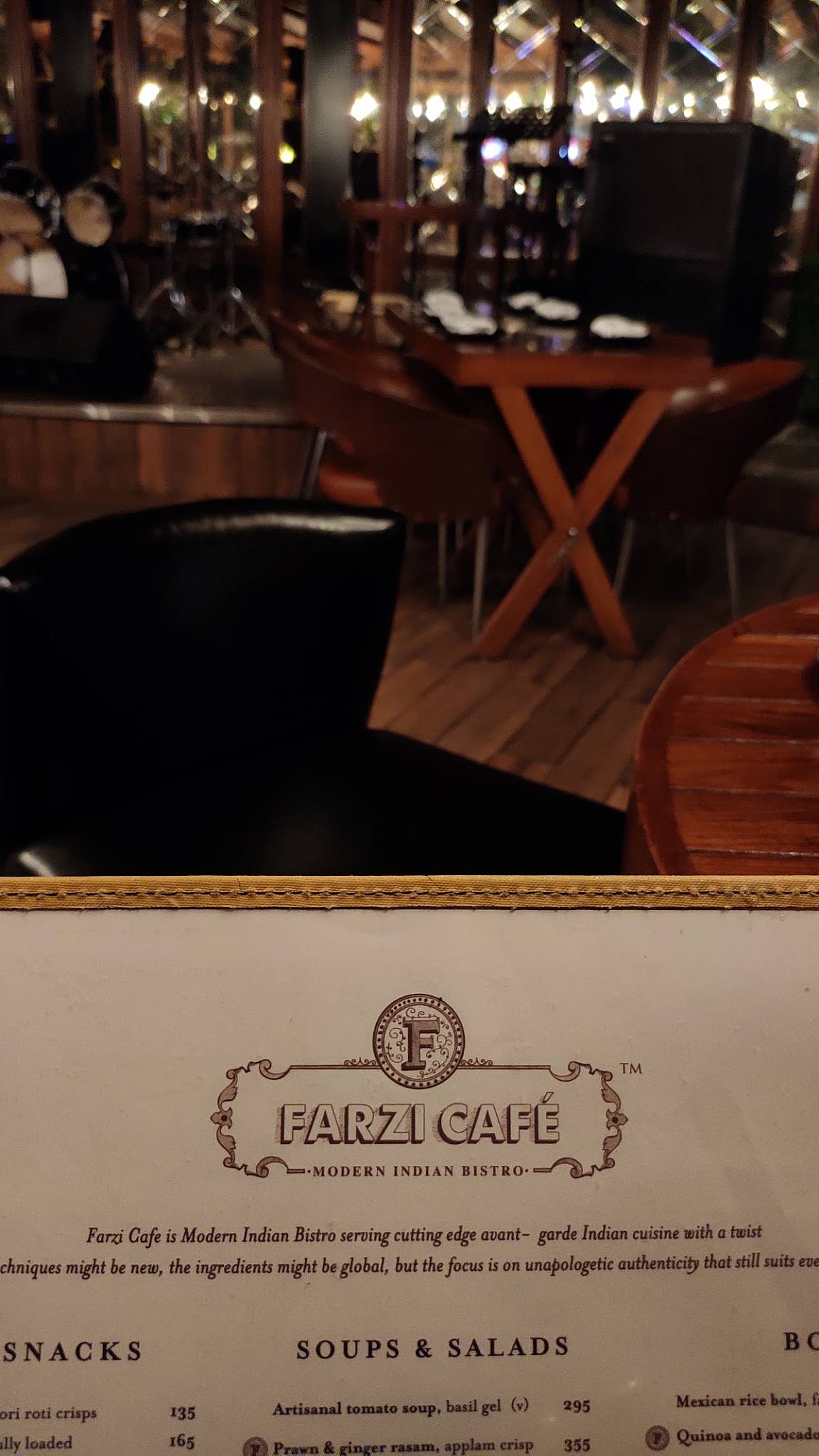 Menu at Farzi Cafe, Gurugram, Ground Cyber Hub
